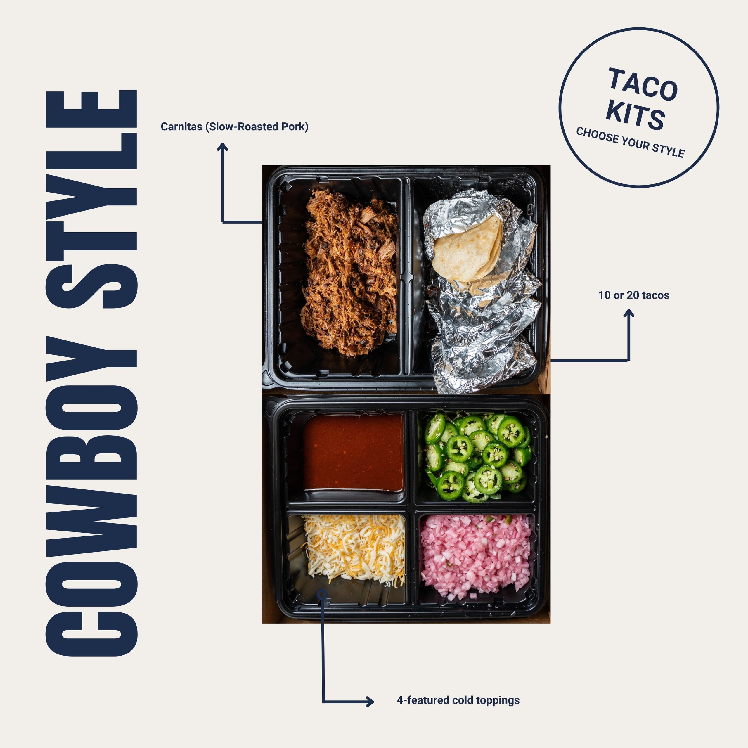 Cowboy Taco BYO Kit | Luchador Tacos